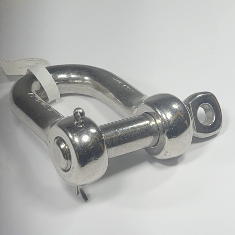13mm D shackle with cotter pin - Chains Ropes Anchors