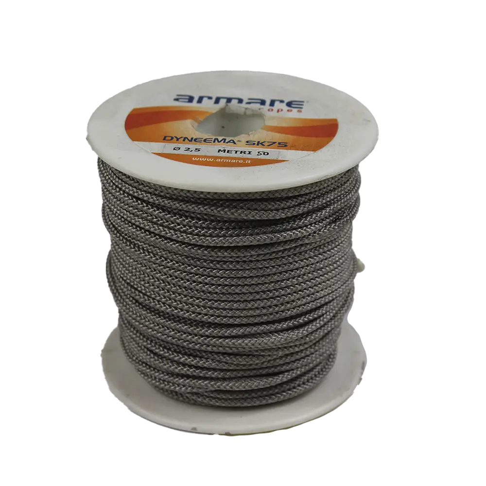 Armare 50m Optimist Strops – 2.5mm Grey Sail Tie Rope - Chains Ropes ...