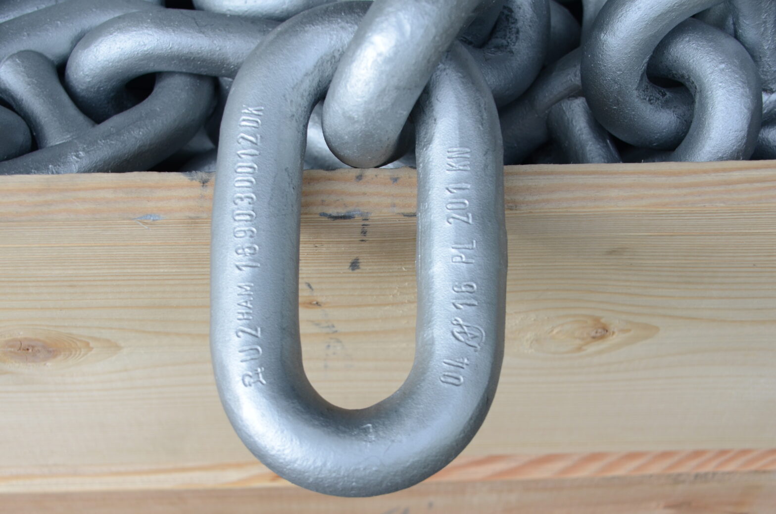 Enlarged End link with IACS marking - Chains Ropes Anchors