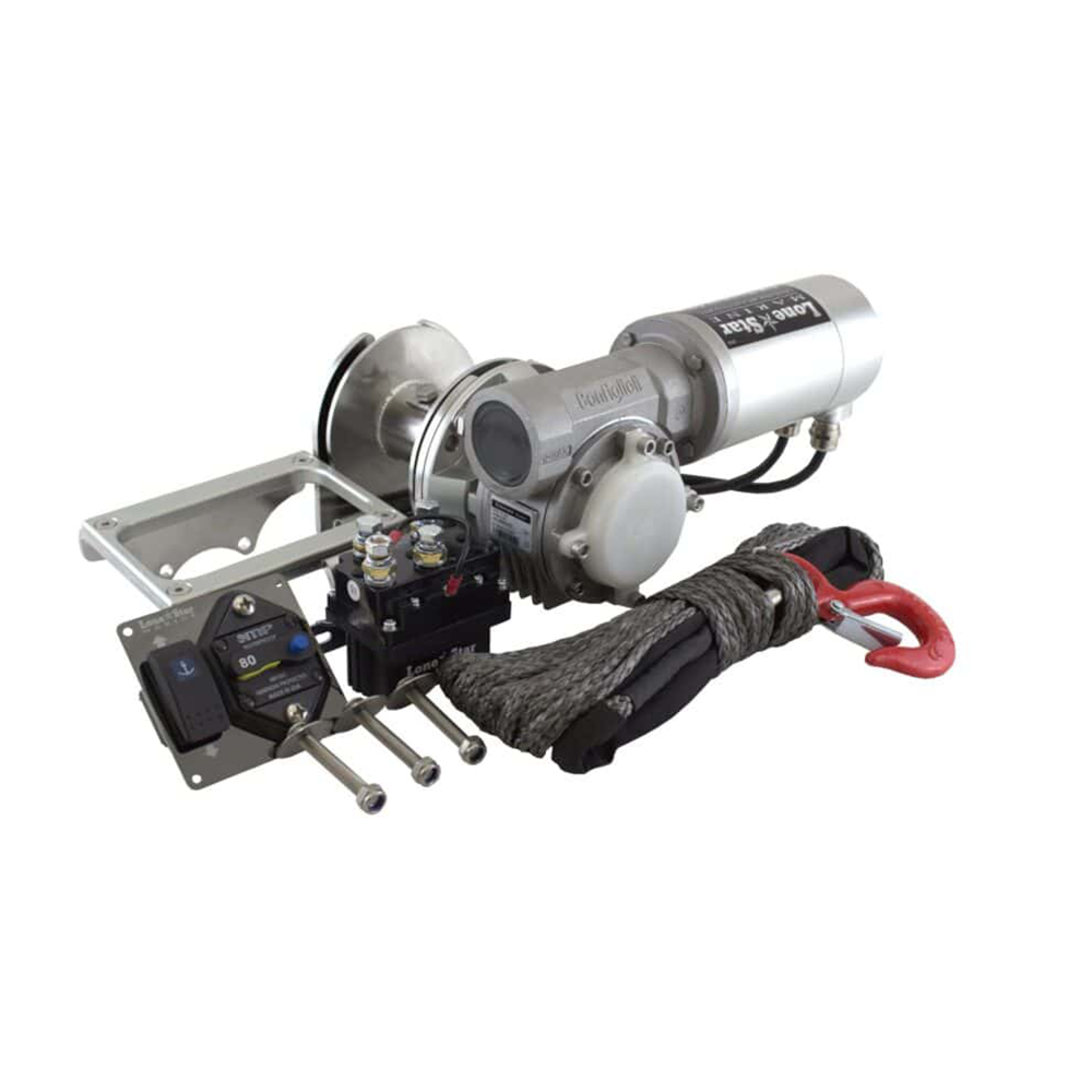 Lone Star Marine GX-Tender 1500 Winch (12V) - Chains Ropes Anchors